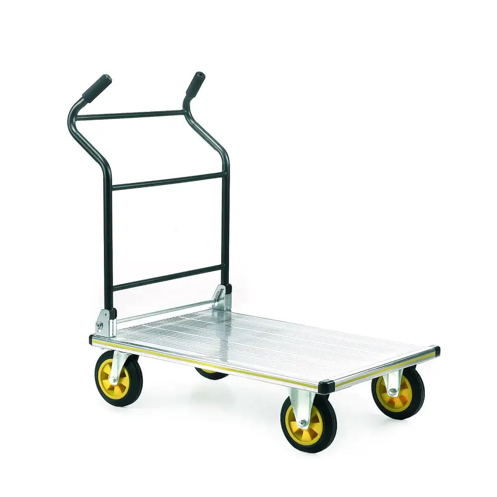 Aluminium Platform Trolley Ergonomic Folding Handles